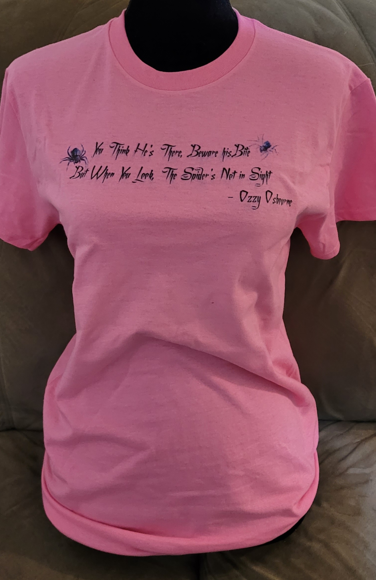 Ozzy Osbourne Inspired Spider T-shirt – Sisters Crafted
