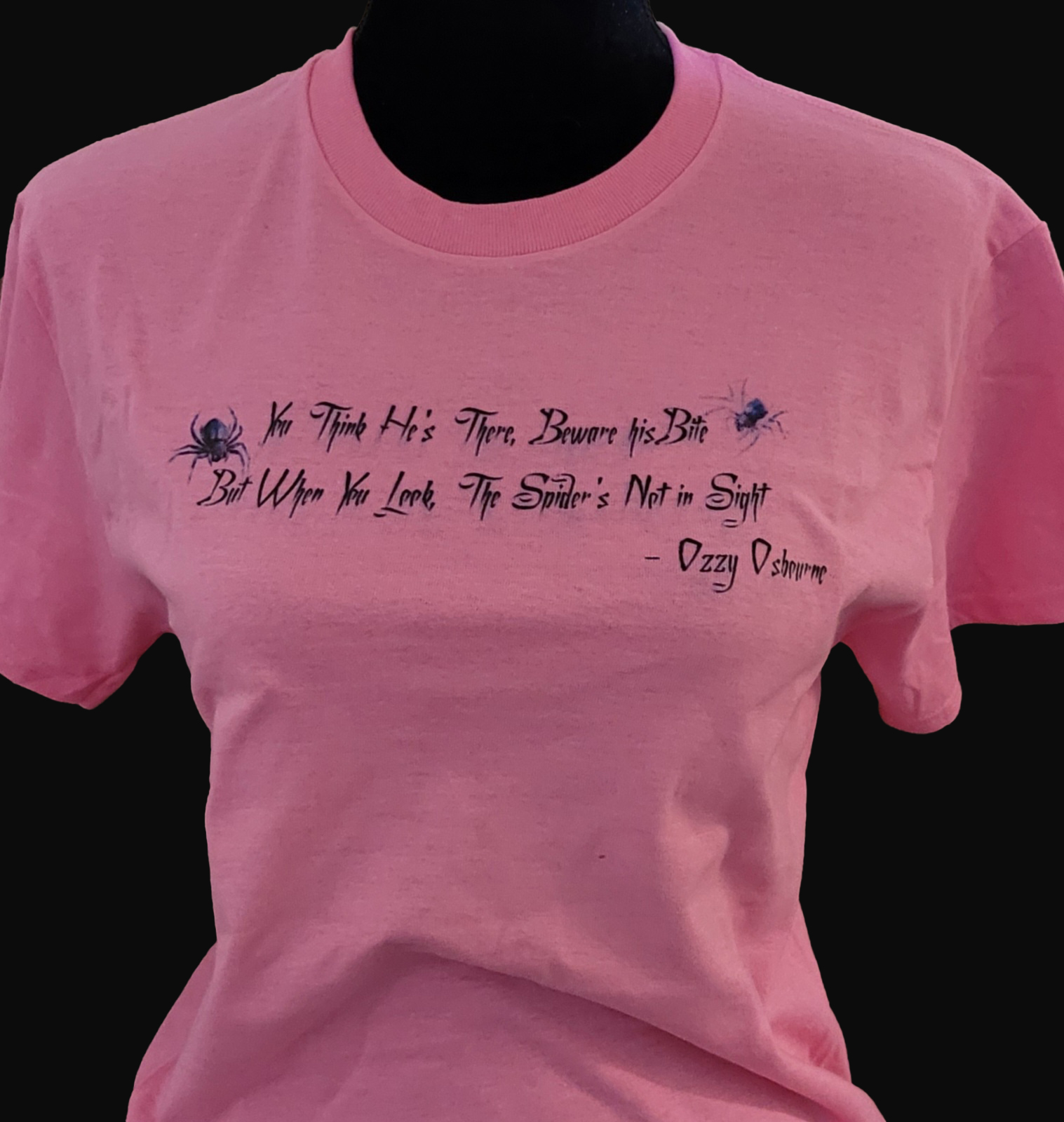 Ozzy Osbourne Inspired Spider T-shirt – Sisters Crafted